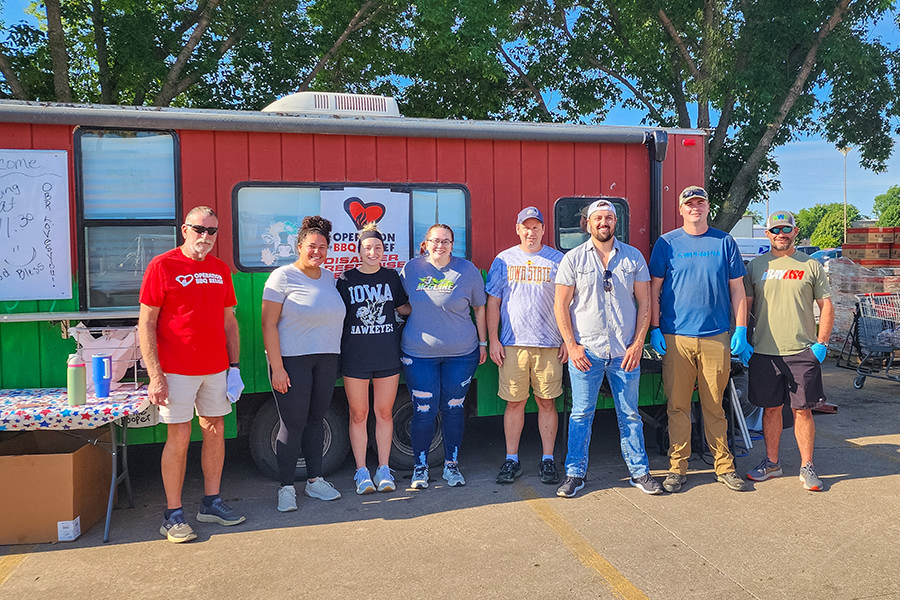 Spencer, Iowa (Flooding) / 10,750 Meals Over 7 Days - Operation BBQ Relief